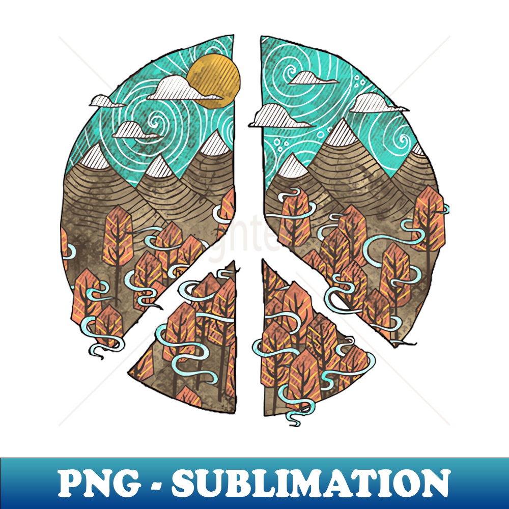 mountain view - Modern Sublimation PNG File - Defying the No | Inspire ...