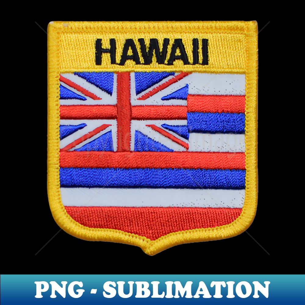 Hawaii State Flag Crest Patch - PNG Sublimation Digital Down | Inspire ...