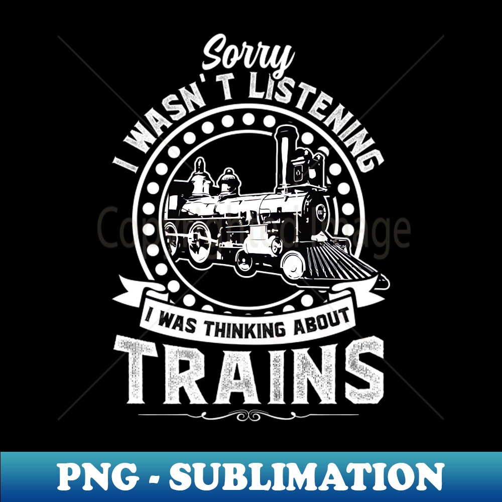 Thinking about Trains Model Train - PNG Transparent Sublimat | Inspire ...