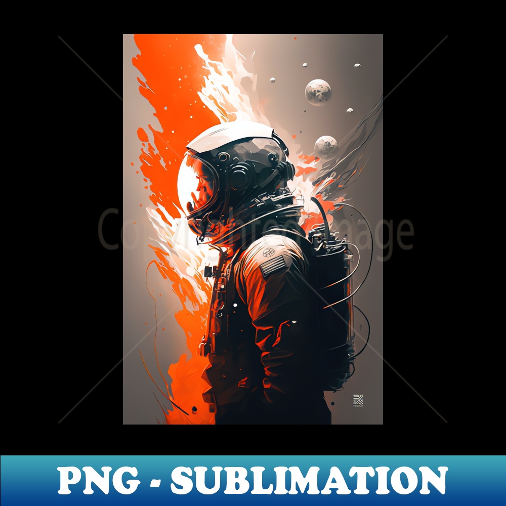 Lost In Space Astronaut Cartoon Poster Cosmos Surreal Scienc | Inspire ...