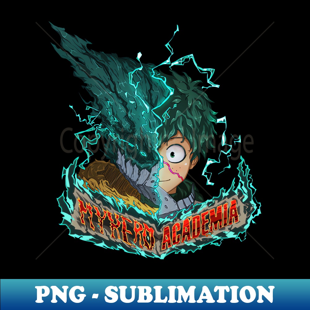 Deku My Hero Academia Fan art - PNG Transparent Digital Down | Inspire ...