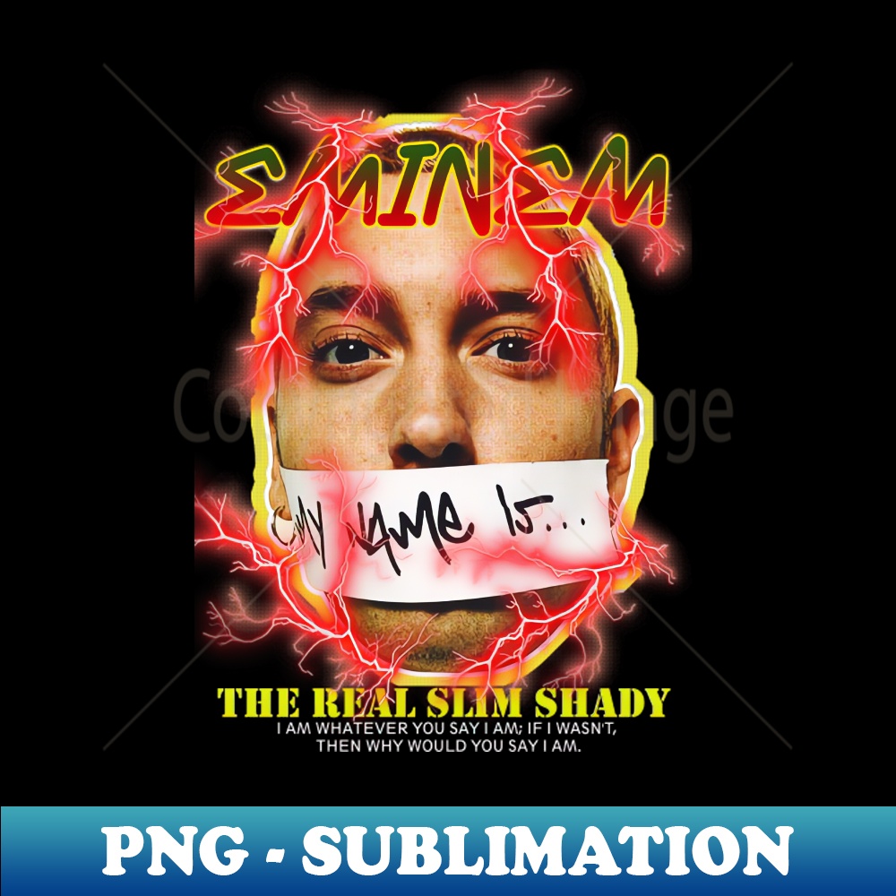 Eminem - Sublimation-Ready PNG File - Boost Your Success wit | Inspire Uplift
