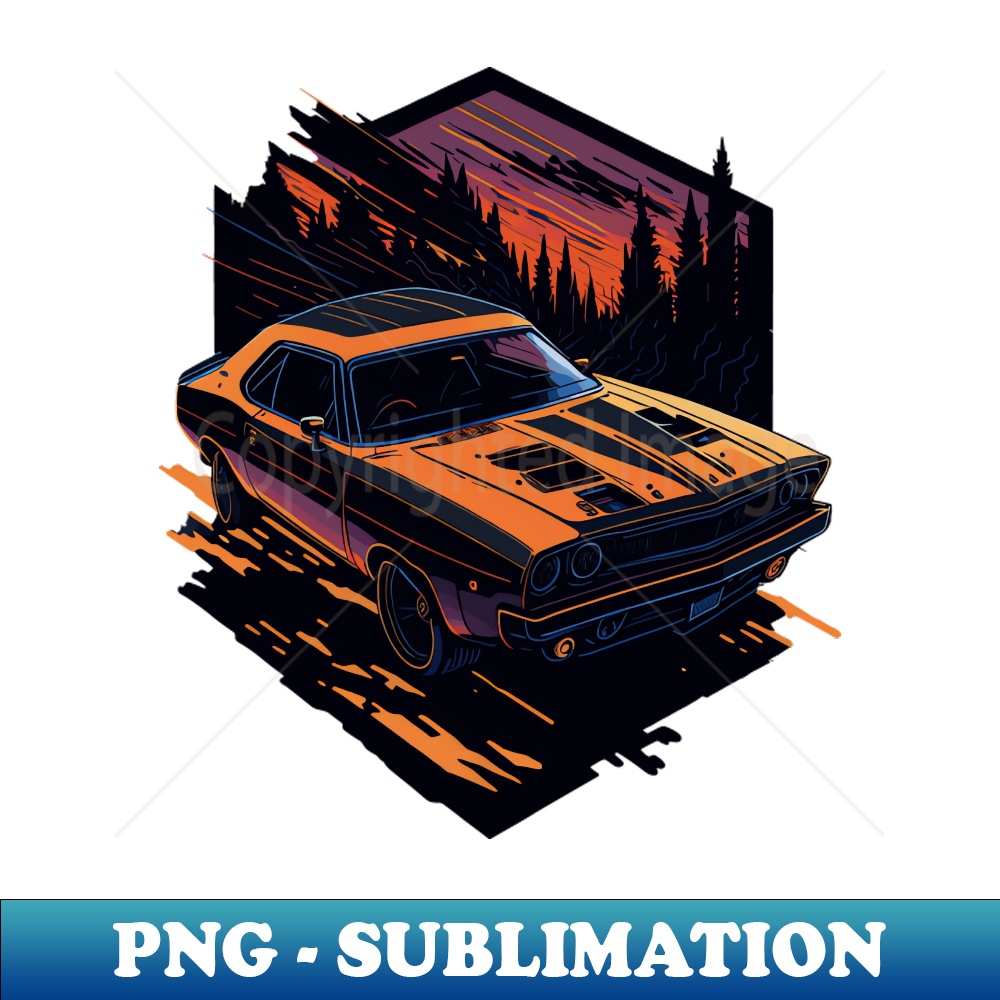 Dodge Charger SRT Hellcat Classic Car - PNG Transparent Subl | Inspire ...