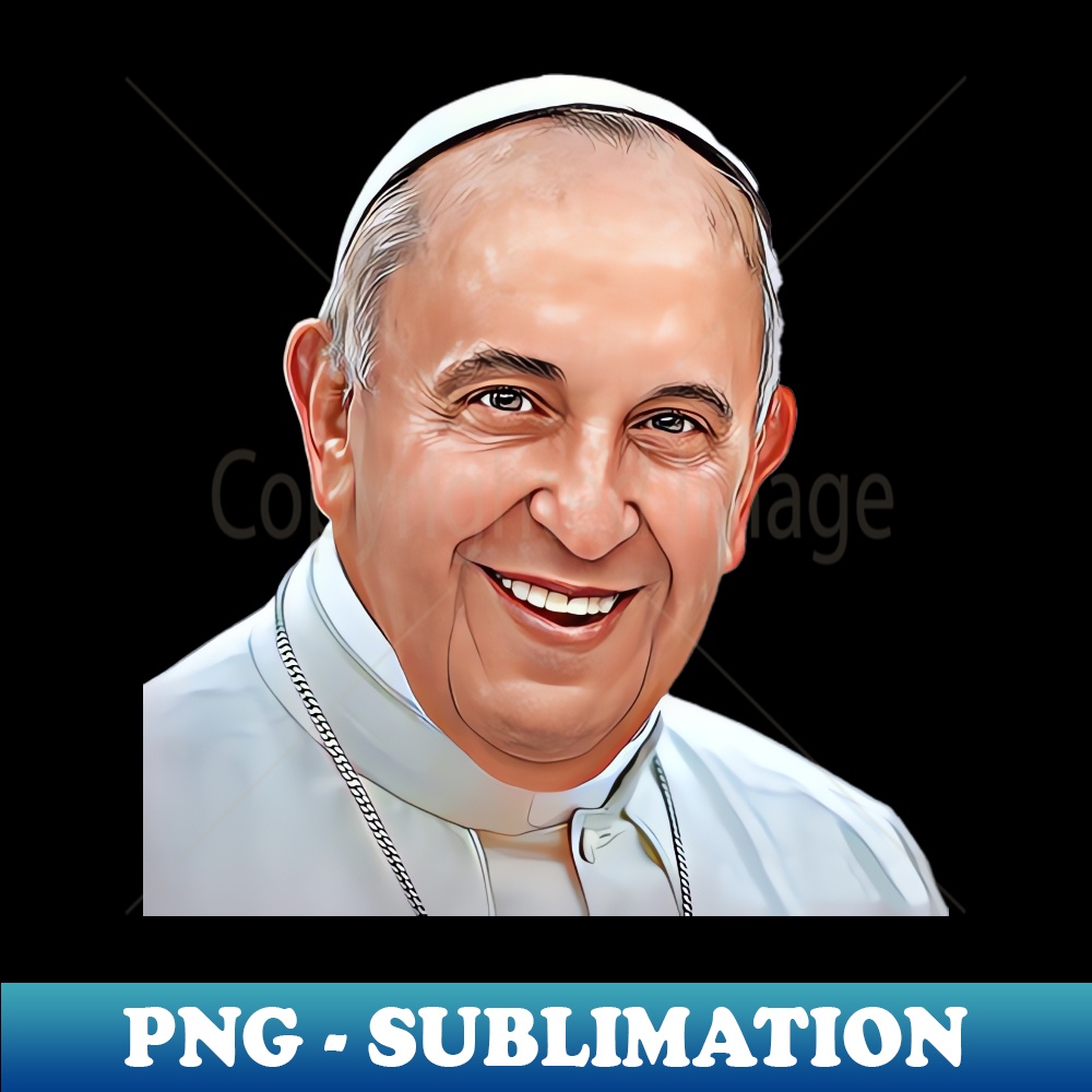 Pope Francis - PNG Transparent Sublimation Design - Capture | Inspire ...