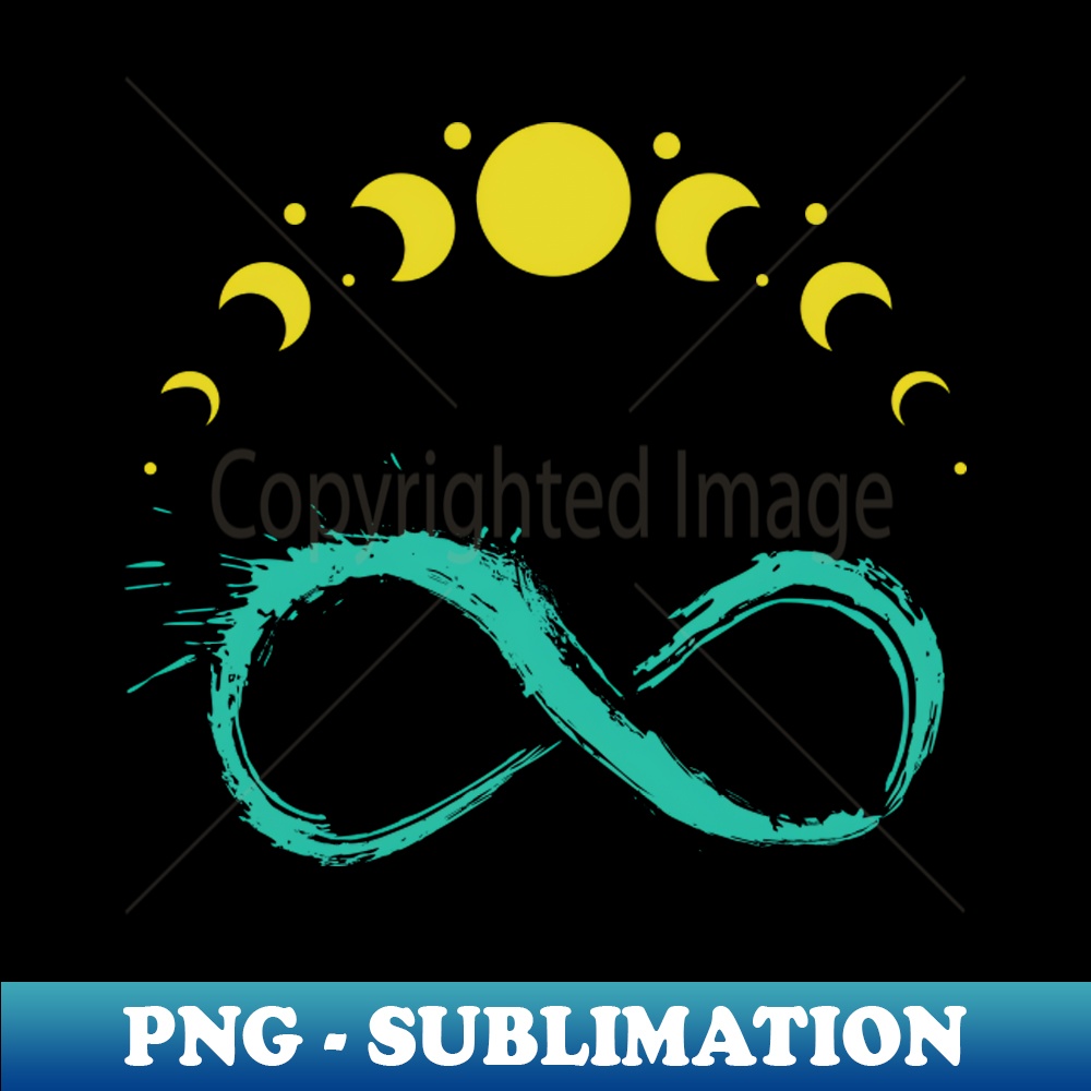 Infinity to the moon - PNG Transparent Sublimation File - Vi | Inspire ...