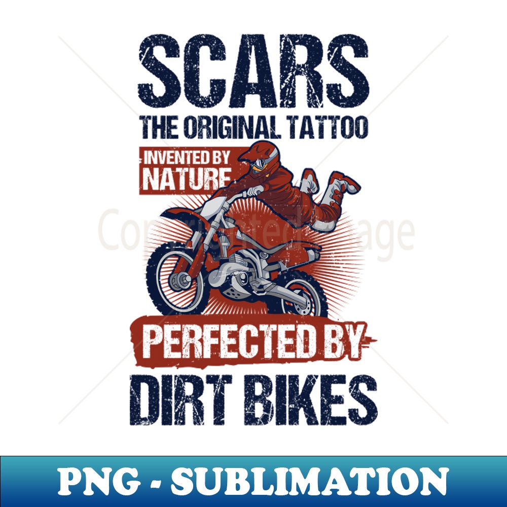 Biker Shirt Scars Original Tattoos By Dirt Bikes - Elegant | Inspire Uplift