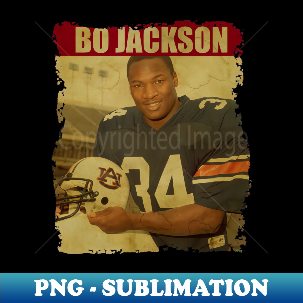 Bo Jackson - NEW RETRO STYLE - Digital Sublimation Download | Inspire ...