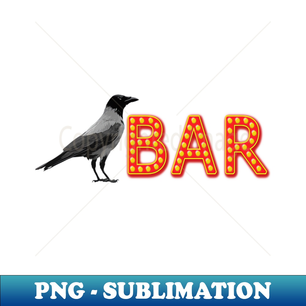 Crow Bar - Crow - Signature Sublimation PNG File - Instantly | Inspire ...