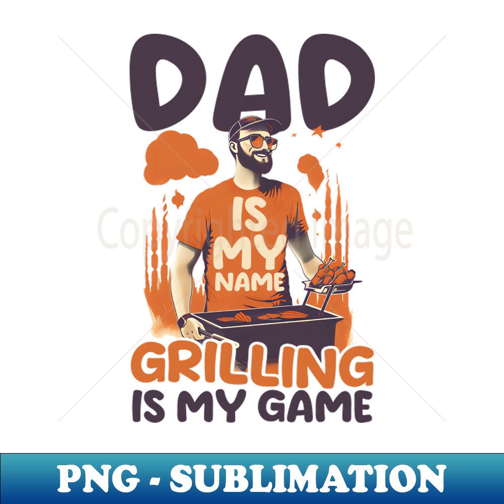 Fathers Day BBQ Shirt Dad Is Name Grilling - Decorative Sub | Inspire ...