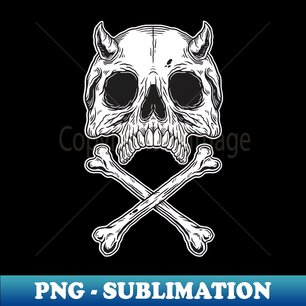 The Dark Skull Art Bone Horror Tattoo Beast - Signature Subl | Inspire ...