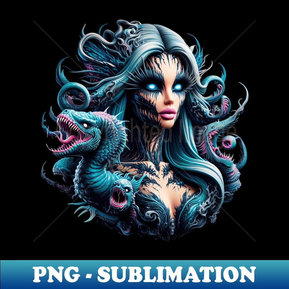 mermaid barbie Horror - Exclusive Sublimation Digital File - | Inspire ...