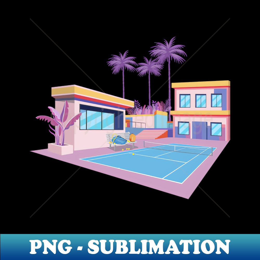 A clubhouse tennis court - High-Resolution PNG Sublimation F - Inspire ...