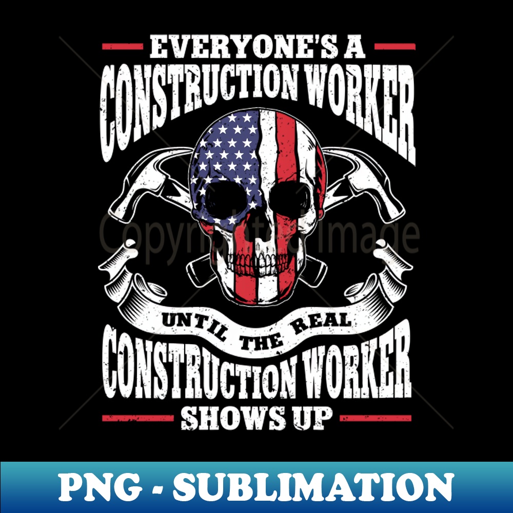 Construction Site Funny Construction Worker - Instant Sublim - Inspire ...
