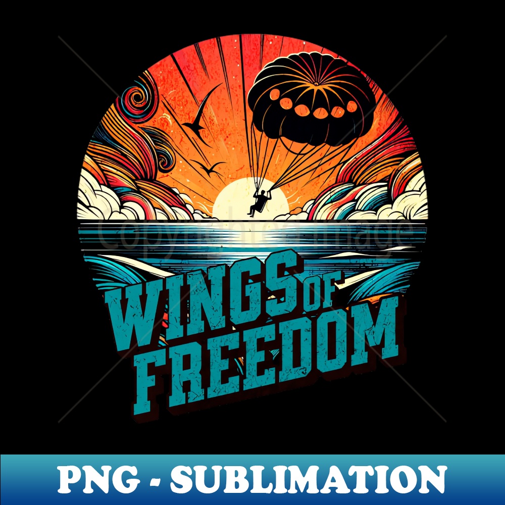 Wings of Freedom Parasailing Design - PNG Transparent Sublim | Inspire ...