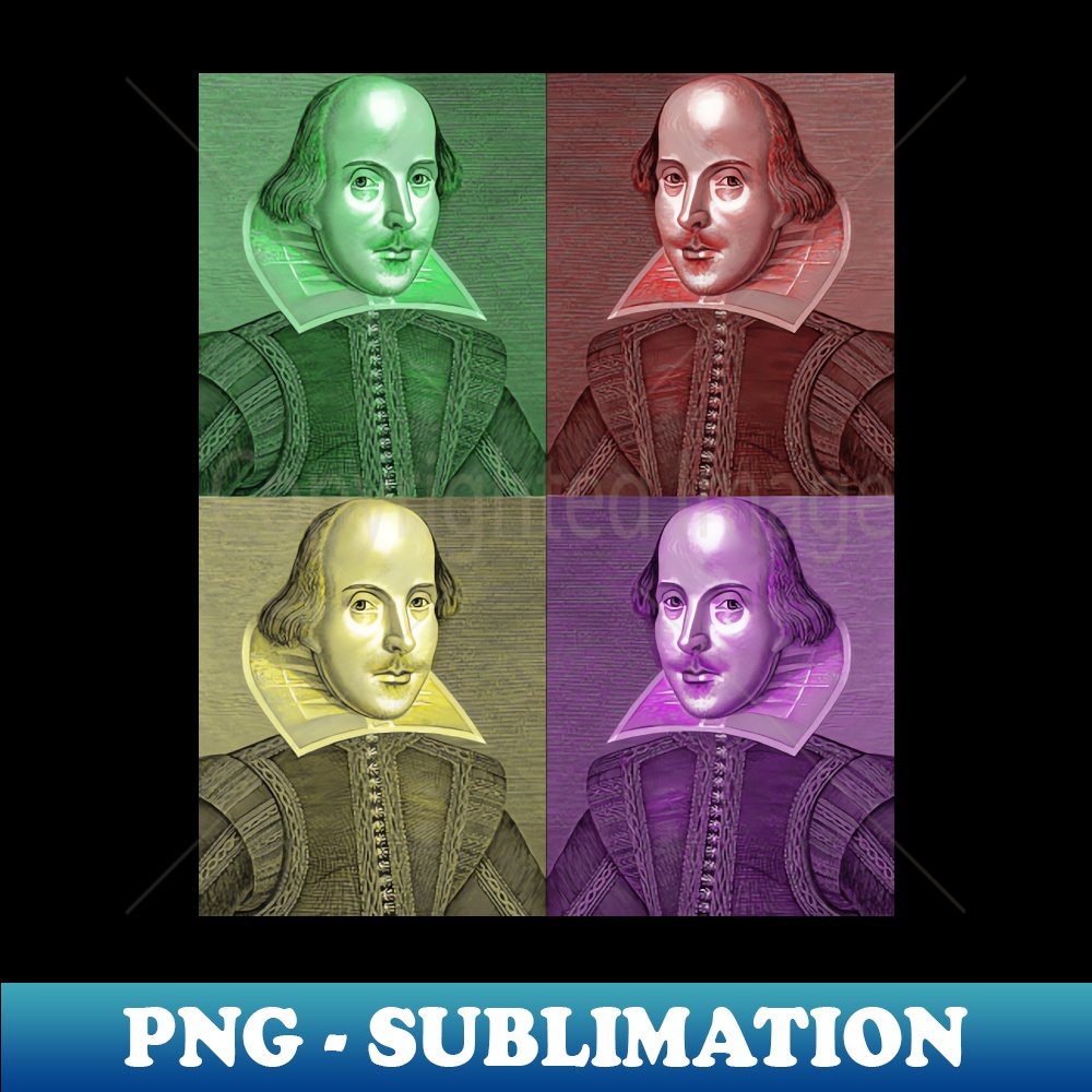 Shakespeare - PNG Transparent Sublimation File - Bold & Eye- | Inspire ...