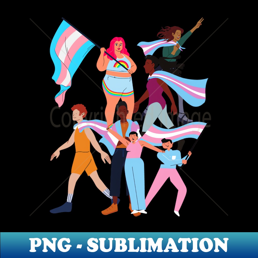 Trans pride - PNG Transparent Sublimation File - Unleash You | Inspire ...