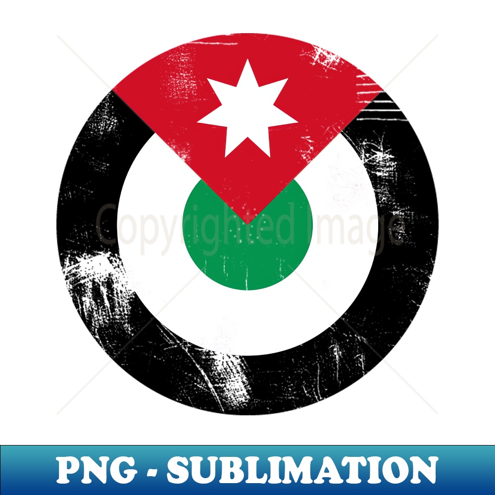 Jordanese Air Force Roundel - Modern Sublimation PNG File - | Inspire ...