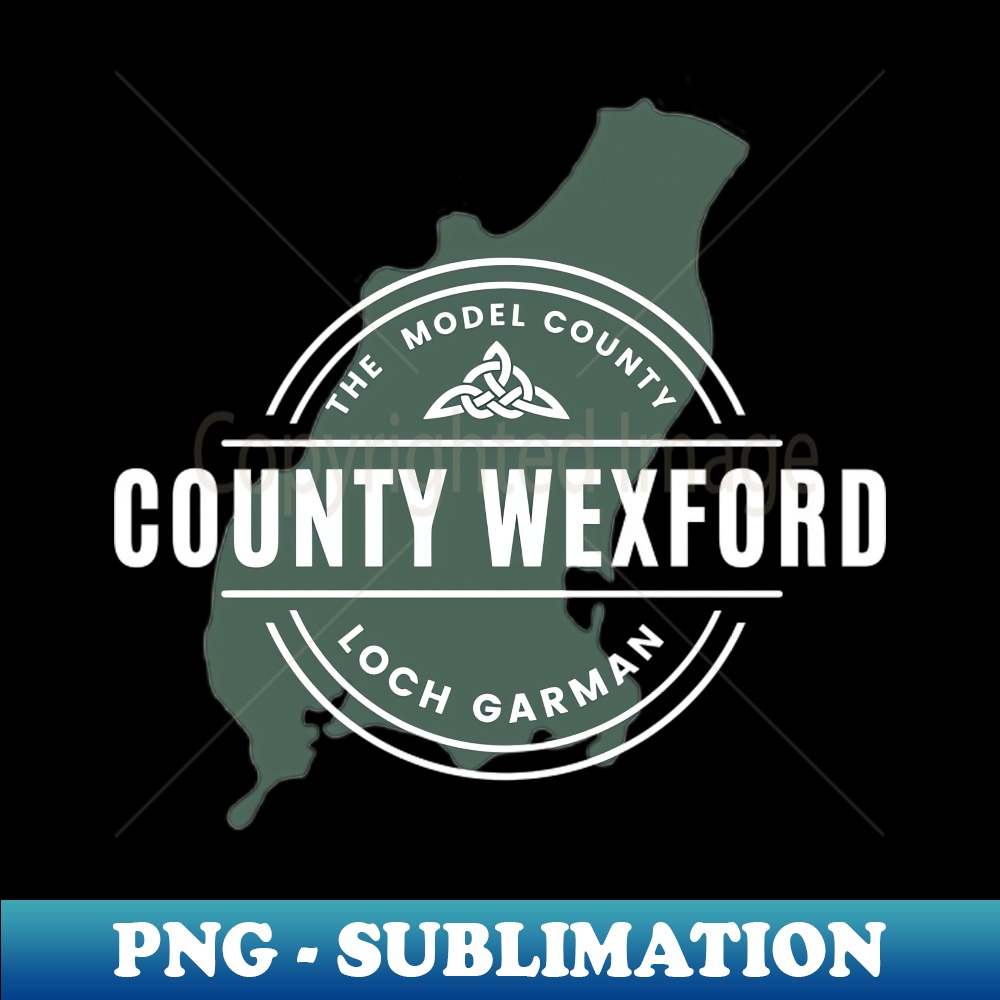 County Wexford Map - Elegant Sublimation PNG Download - Perf | Inspire ...