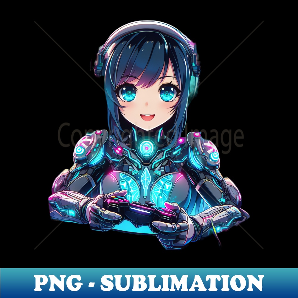 Gamer Girl From The Future - Trendy Sublimation Digital Down | Inspire ...