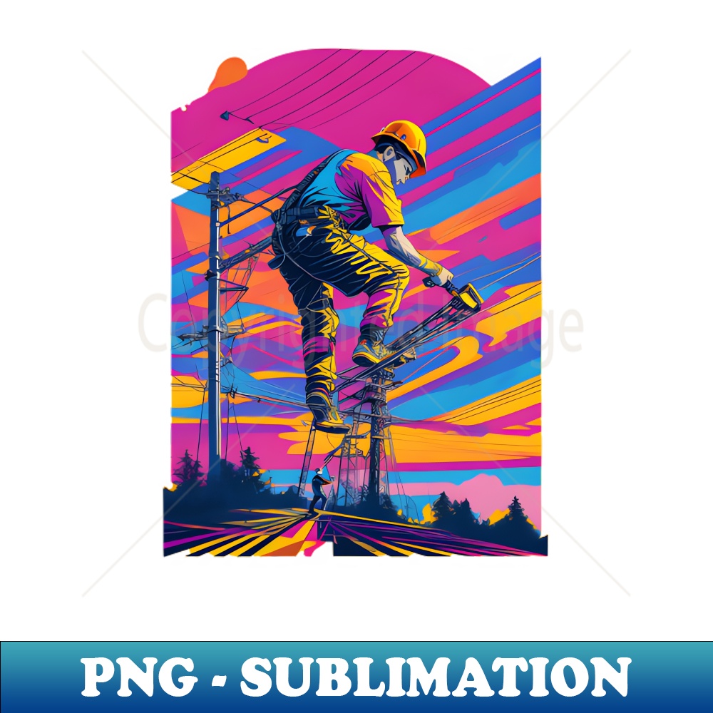 Lineman Design for Power lineman - Instant Sublimation Digit | Inspire ...