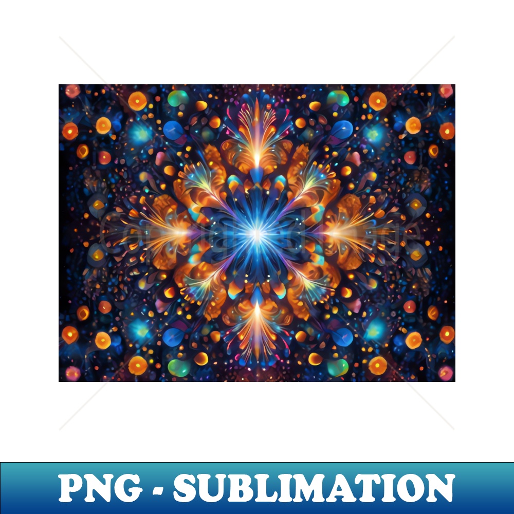 Sticker Artistry Chromatic Nanotech Display in Digital Paint | Inspire ...
