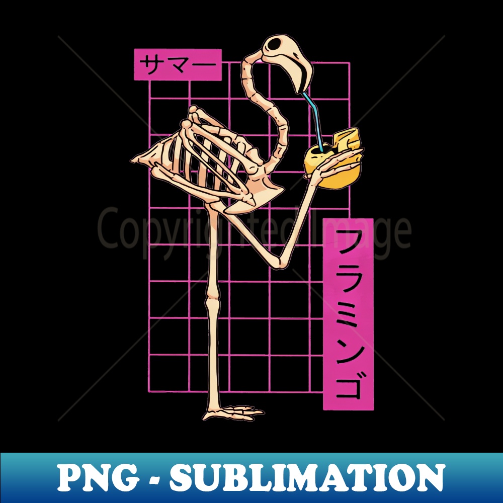 Flamingo skeleton - Creative Sublimation PNG Download - Brin - Inspire ...