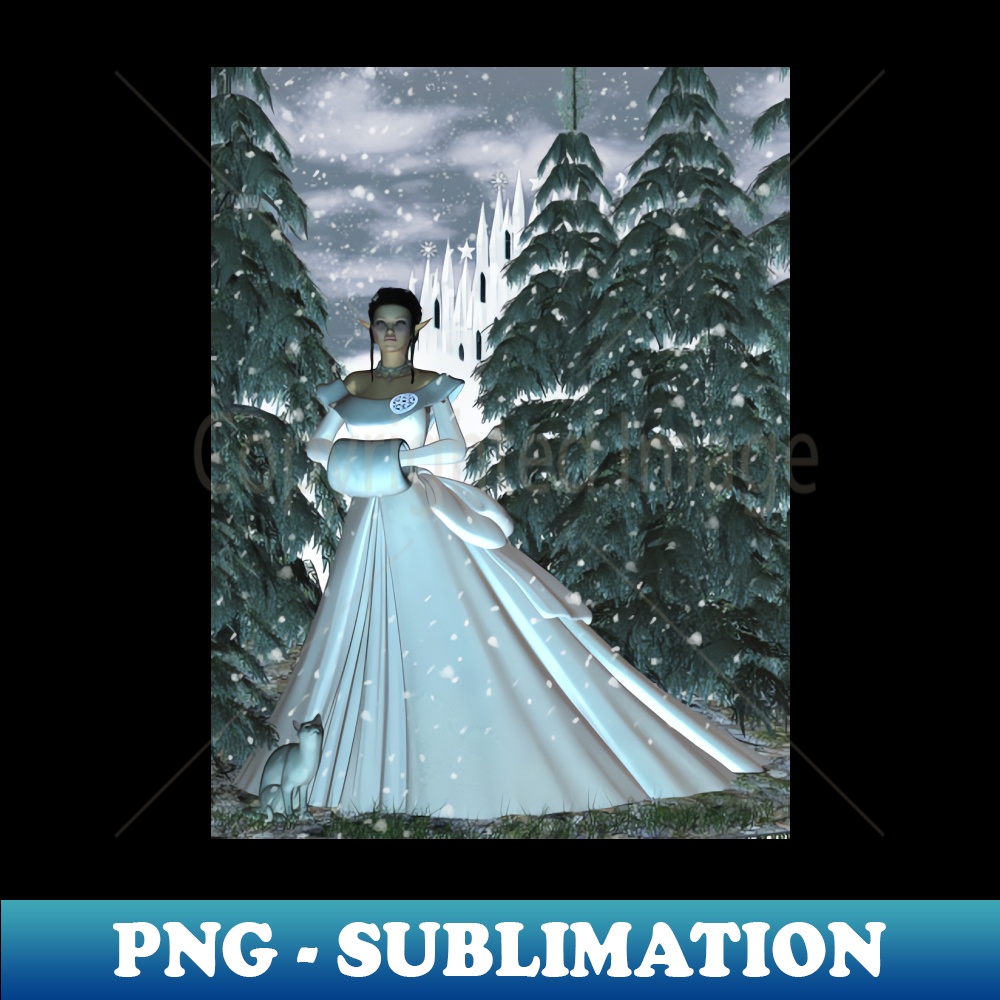 Circe Nymph Snow Queen - Modern Sublimation PNG File - Creat | Inspire ...