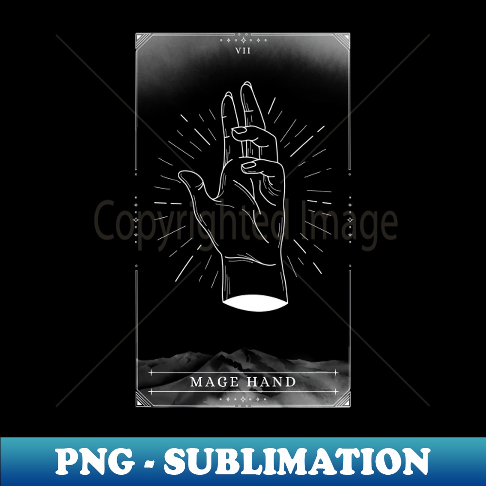 Mage Hand Cantrip Dnd Tarot Card Dungeons and Dragons 5e - R | Inspire ...
