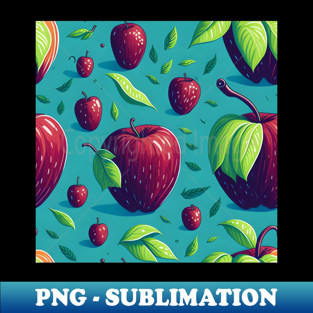 red apple - Decorative Sublimation PNG File - Unleash Your I | Inspire ...