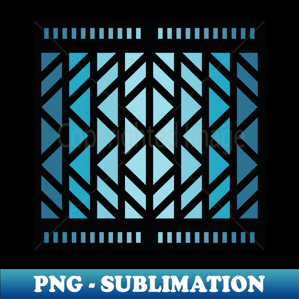 Dimensional Shield - V3 Blue - Geometric Art Dimensions - Do - Inspire ...