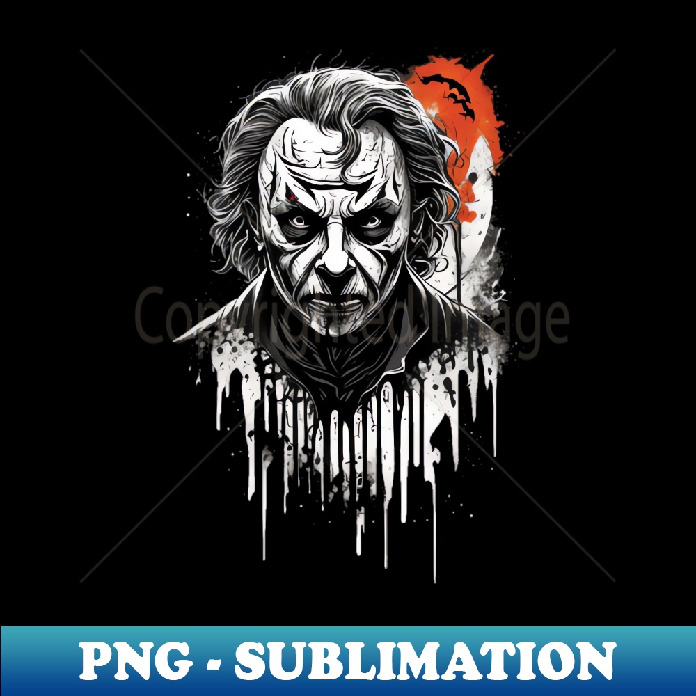 Halloween Serial Killer Fright - PNG Sublimation Digital Dow | Inspire ...