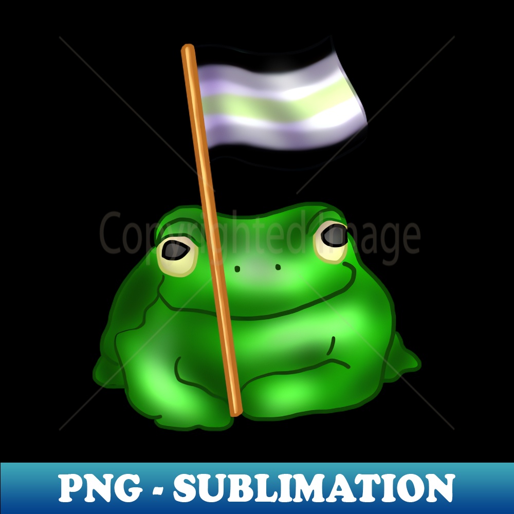 Agender LGBTQ Frog - PNG Transparent Sublimation File - Stun | Inspire ...