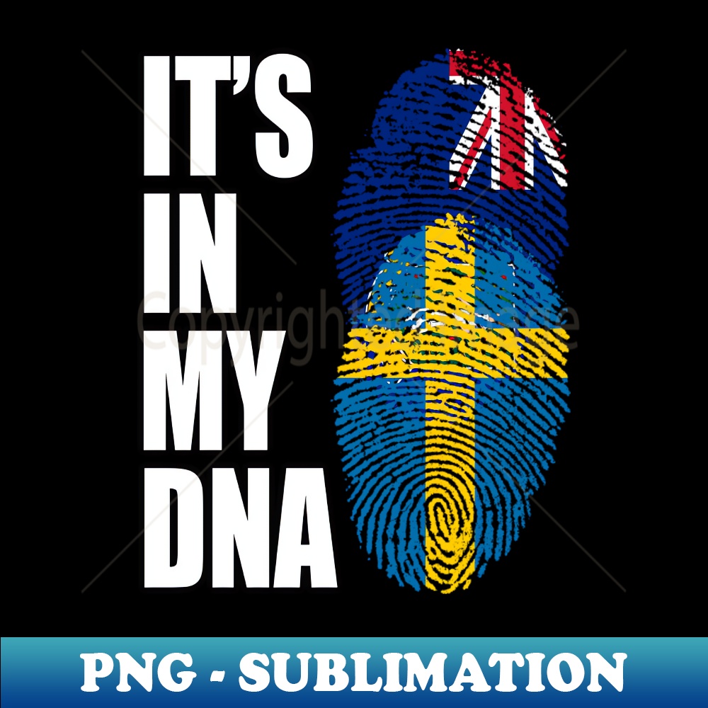 Swedish And Virgin Islander Mix DNA Flag Heritage - Decorati | Inspire ...