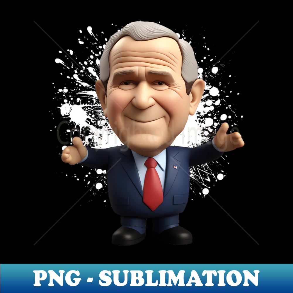 George Bush plastic figure - Professional Sublimation Digita | Inspire ...