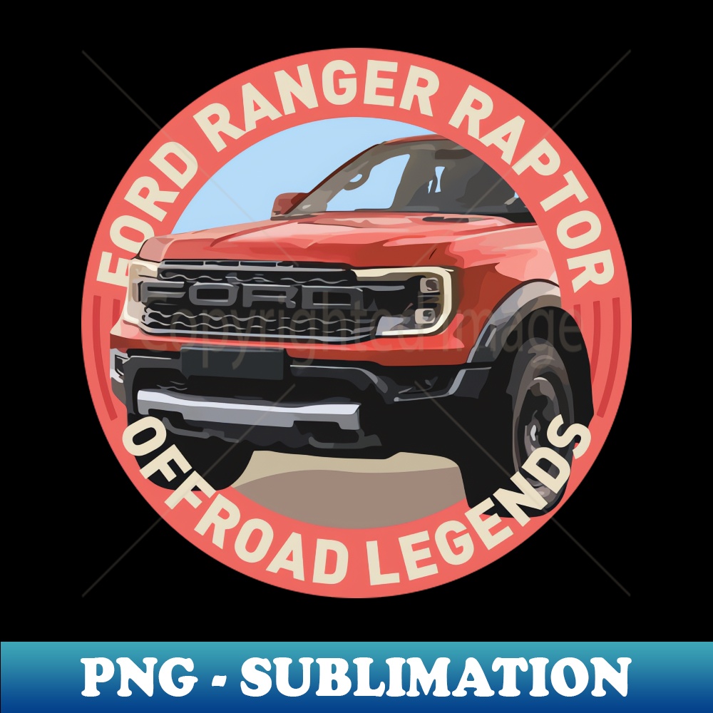 4x4 Offroad Legends Ford Ranger Raptor - Instant PNG Sublima | Inspire ...