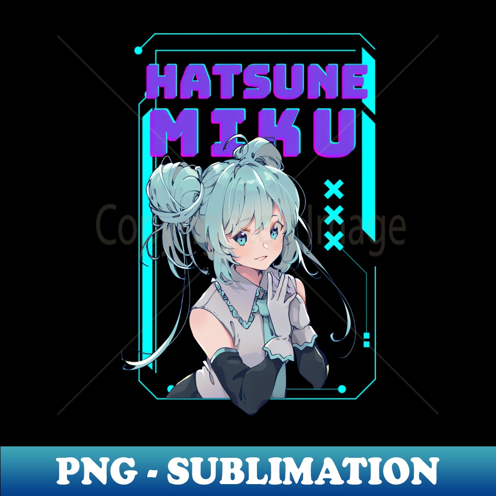 Hatsune Miku - PNG Transparent Sublimation Design - Unlock V - Inspire ...