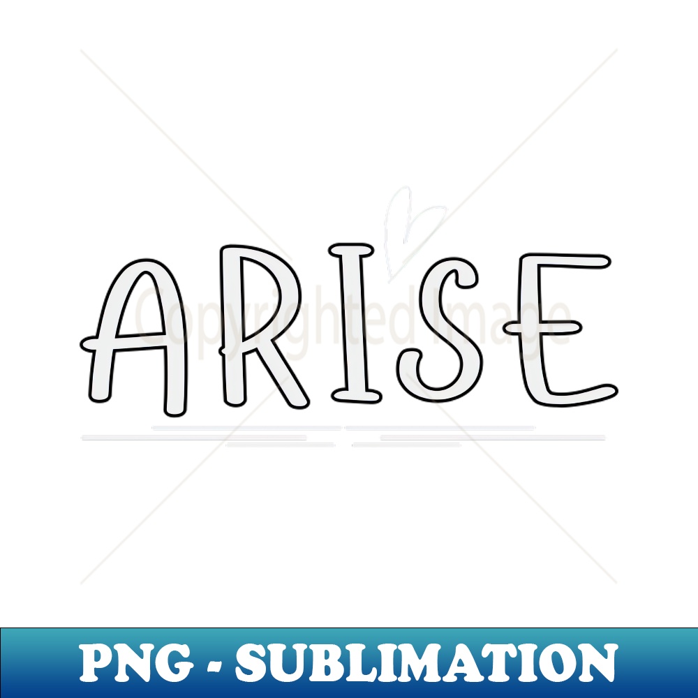 Arise - Solo Leveling - PNG Transparent Sublimation File - D | Inspire ...