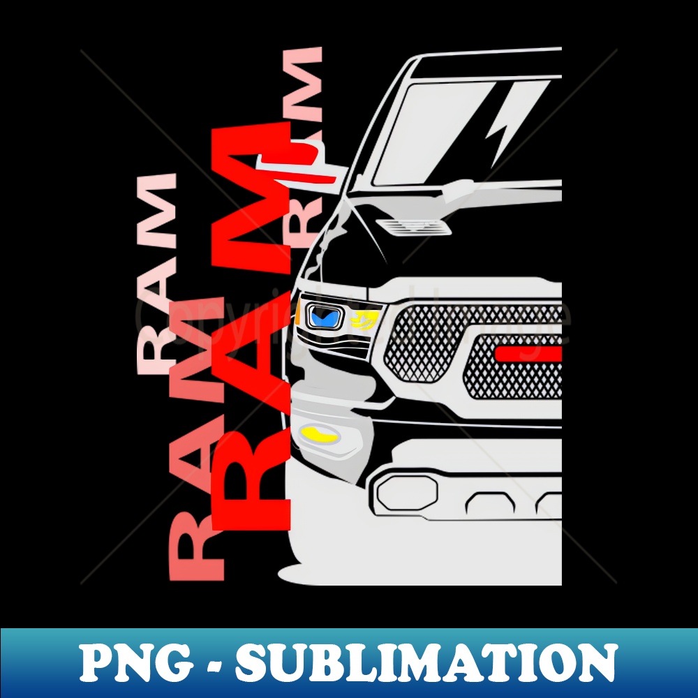 RAM 1500 - Aesthetic Sublimation Digital File - Instantly Tr | Inspire ...