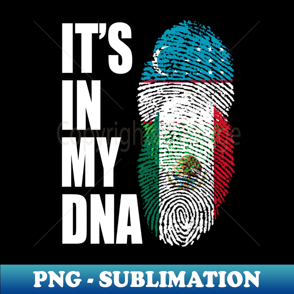 Uzbek And Mexican Mix Heritage DNA Flag - PNG Transparent Di | Inspire ...