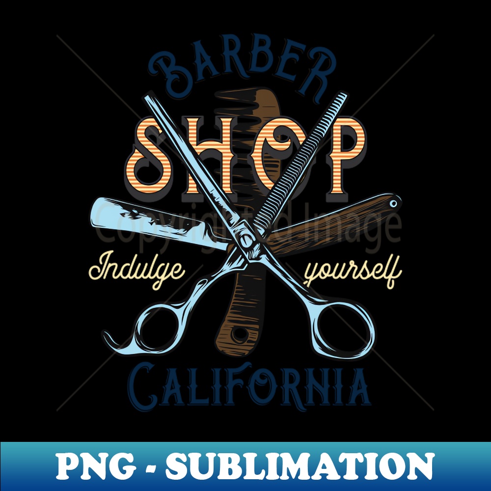 BARBER SHOP - PNG Transparent Sublimation File - Create with | Inspire ...