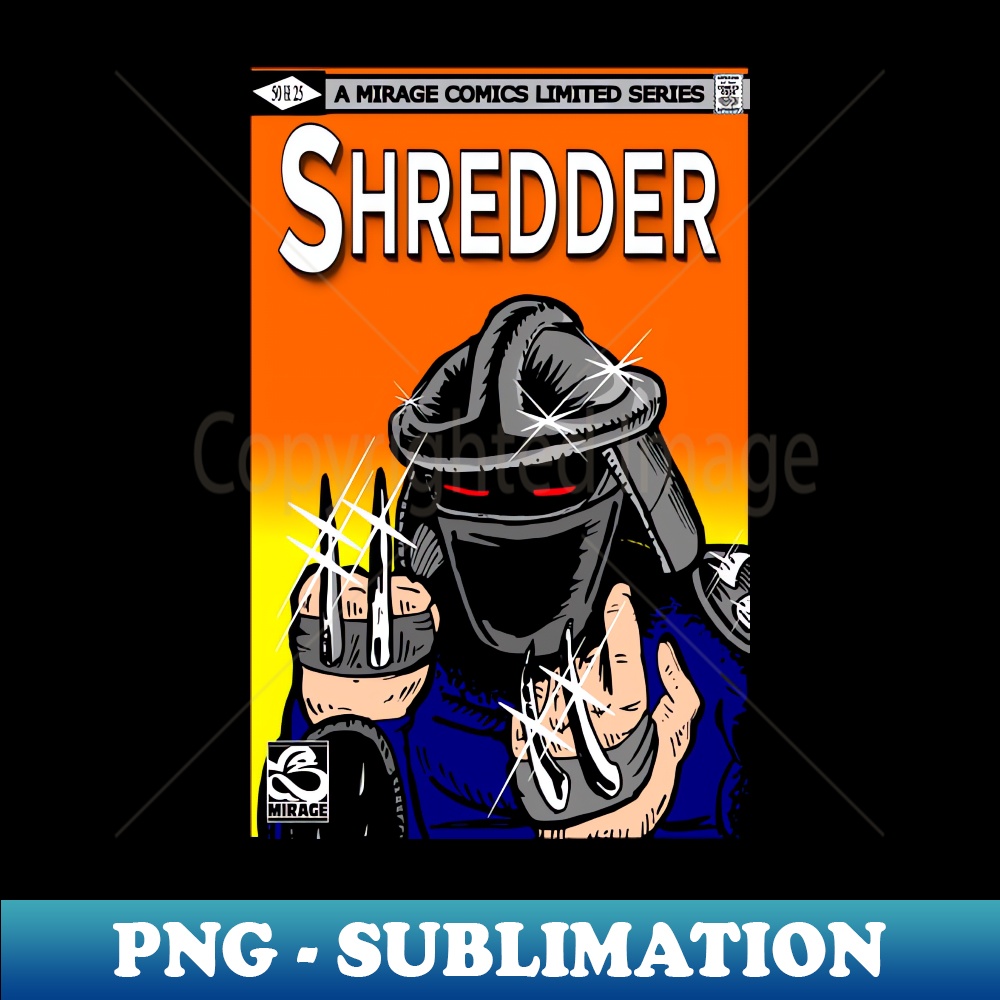 Shredder Classic Cover - Retro PNG Sublimation Digital Downl | Inspire ...
