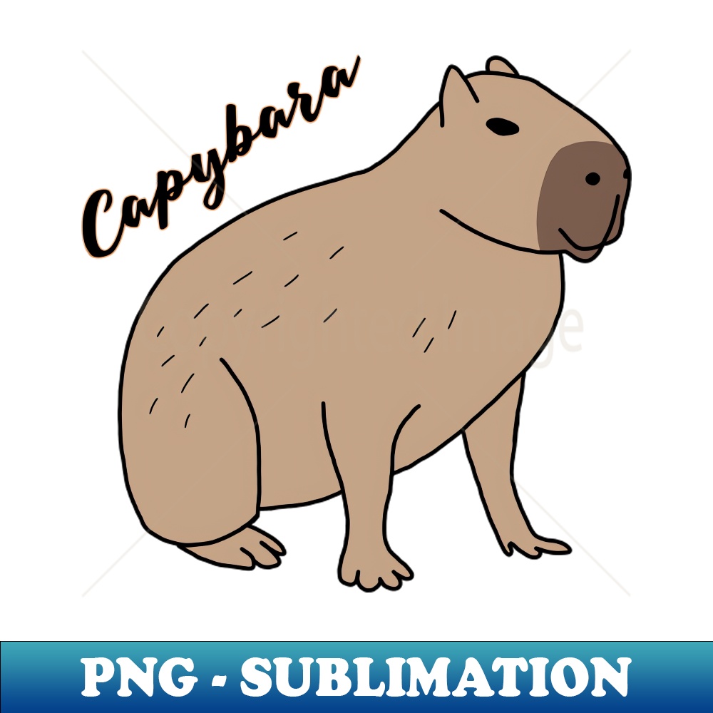 capybara - PNG Transparent Digital Download File for Sublima - Inspire ...