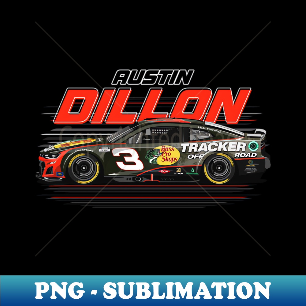 Austin Dillon 3 Camaro - PNG Transparent Sublimation Design | Inspire ...