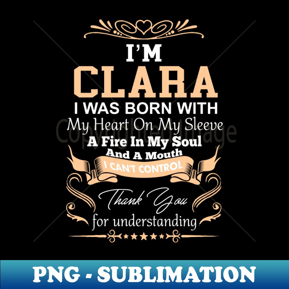 Clara - Premium PNG Sublimation File - Vibrant and Eye-Catch | Inspire ...