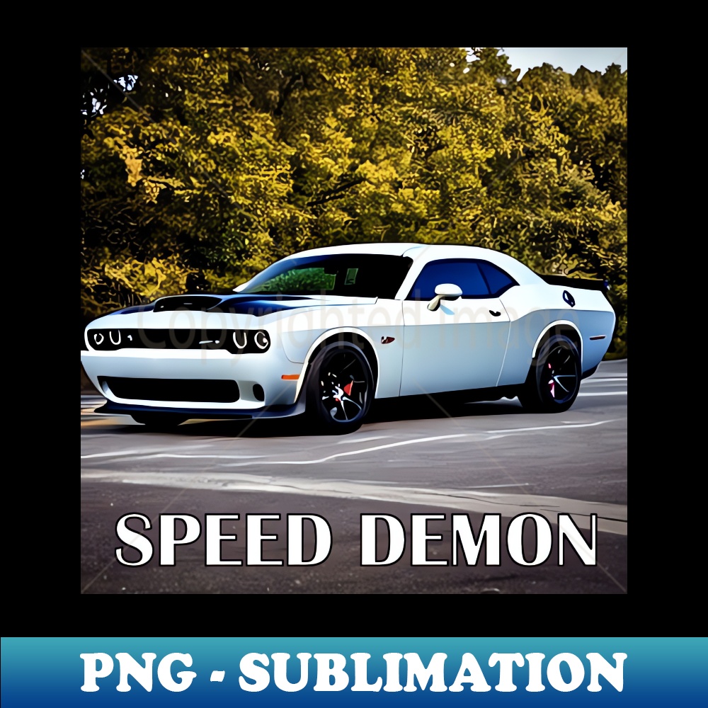 Challenger Hellcat SPEED DEMON Car - PNG Sublimation Digital | Inspire ...