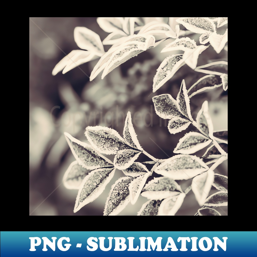 Silver Leaves - Professional Sublimation Digital Download - - Inspire ...