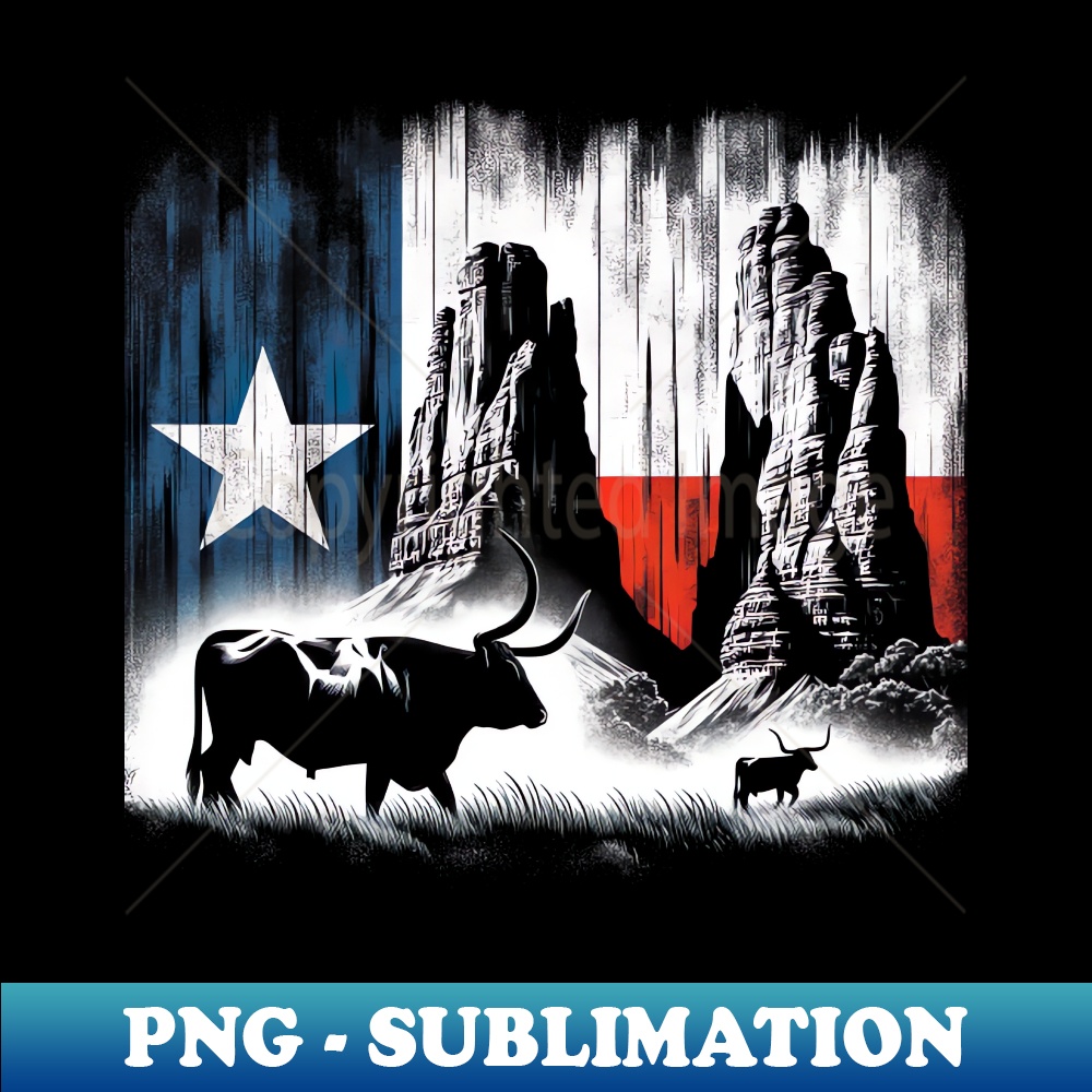 Lone Star State Pride - Texas Flag and Landscape Fusion - Un | Inspire ...