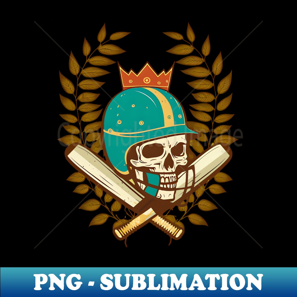 Cricket Player Shirt Skull Helmet Bat - Artistic Sublimatio | Inspire ...