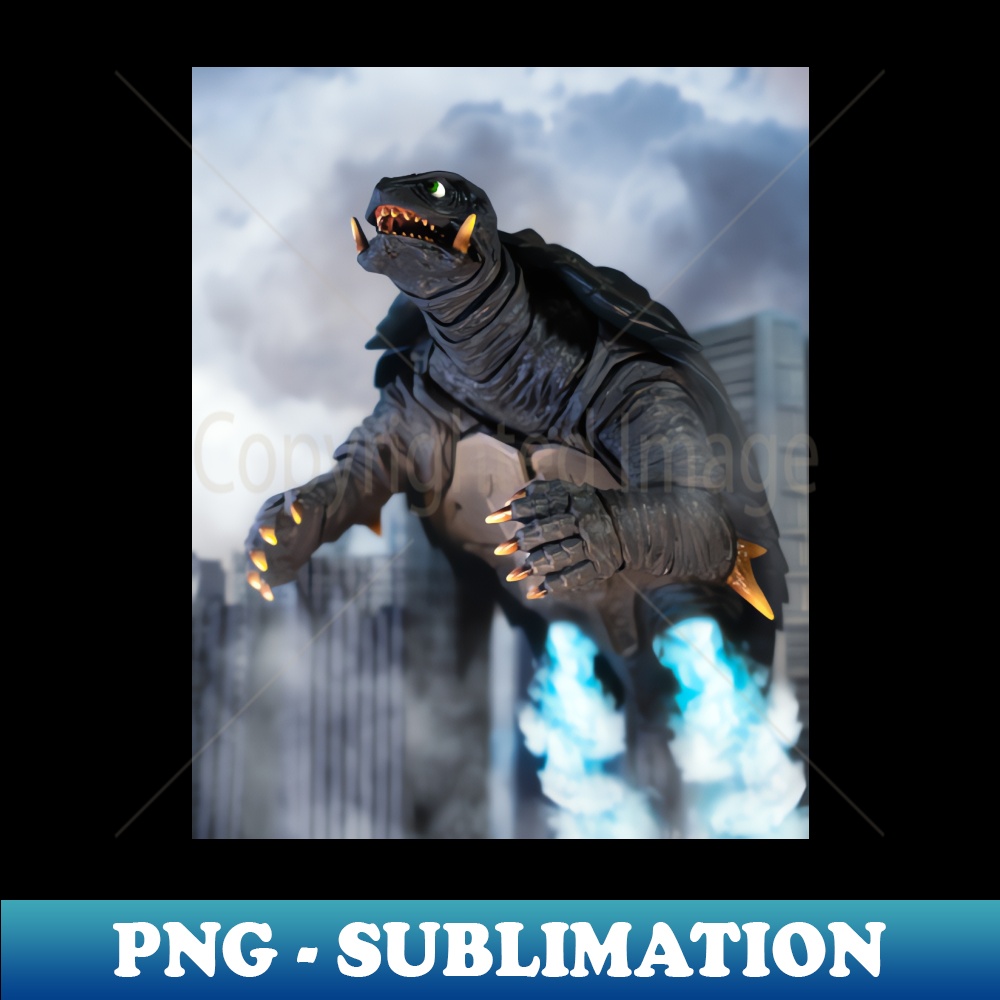 Gamera Takes Flight - PNG Transparent Digital Download File | Inspire ...