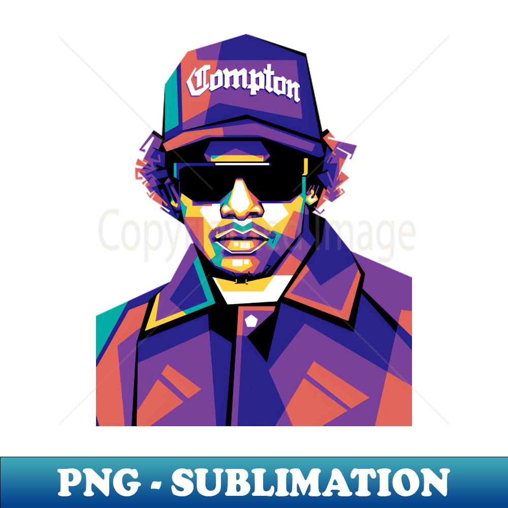 American Rapper Eazy E WPAP - High-Resolution PNG Sublimatio | Inspire ...